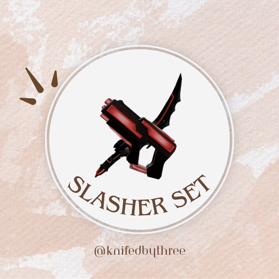 SLASHER SET ROBLOX MM2, Video Gaming, Gaming Accessories, In-Game ...