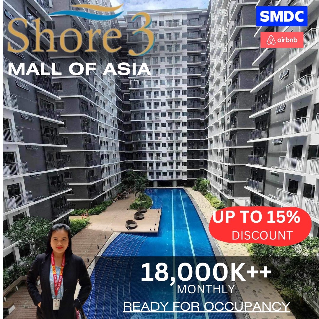 SMDC Shore 3 Residences Ready for Occupancy Condo in Mall of Asia Pasay ...