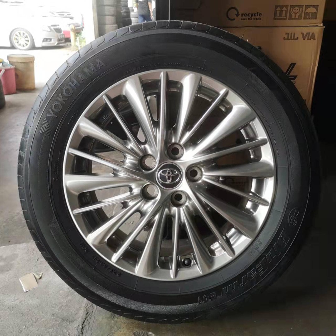 SPORT Rim TOYOTA ORI 17" TYRE YOKOHAMA 70% VELLFIRE ALPHARD CHR ESTIMA ...