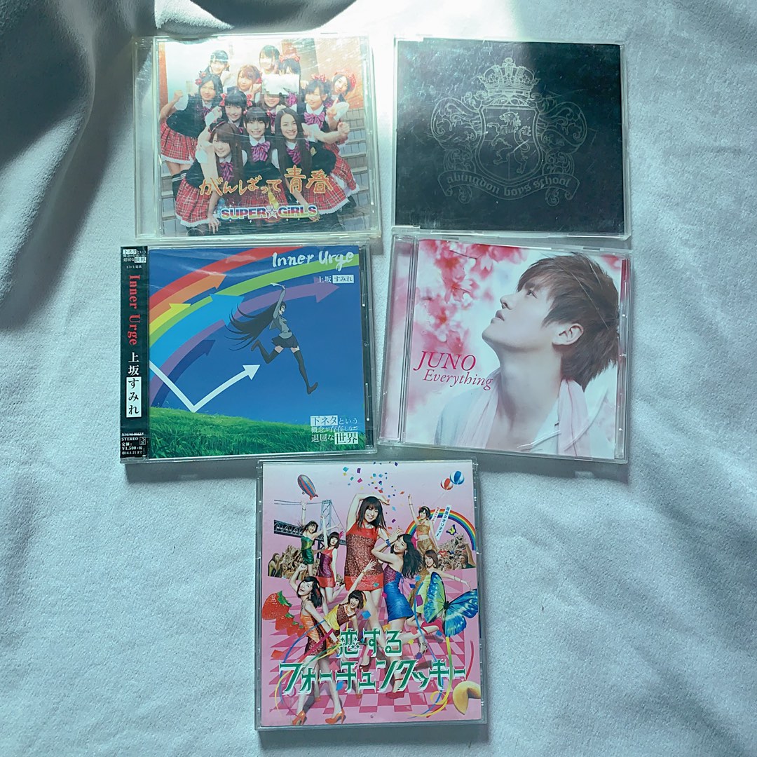 Take all 5 PCs j-pop anime CDs shimoneta AKB48 Juno, Hobbies & Toys ...