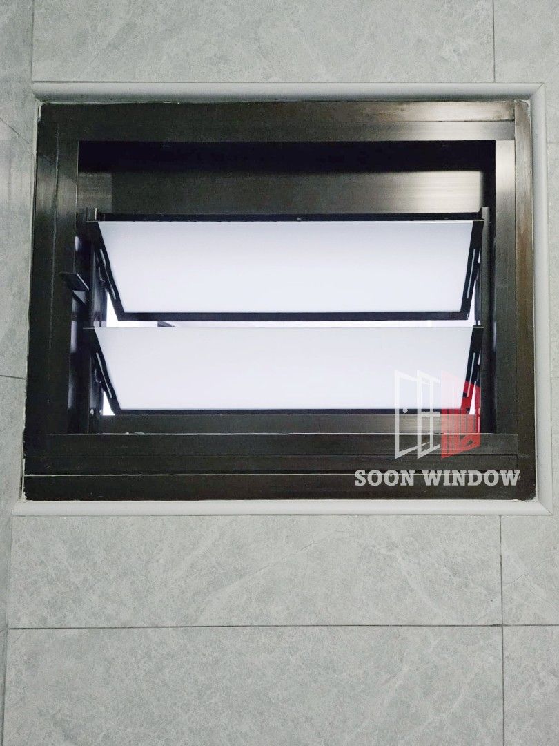 TOP HUNG WINDOW [Aluminium Toilet Window], Furniture & Home Living ...