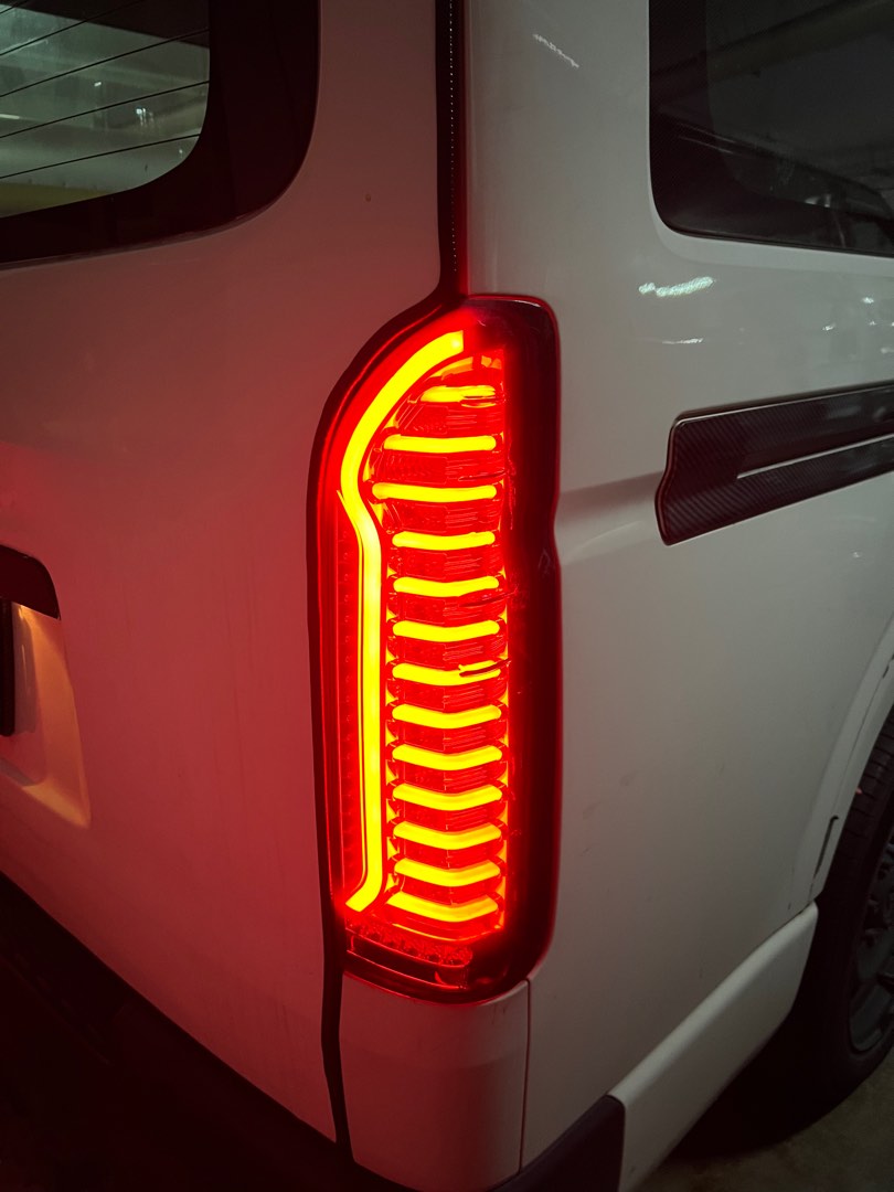 Toyota Hiace LED Tail Lamps, Car Accessories, Accessories on Carousell