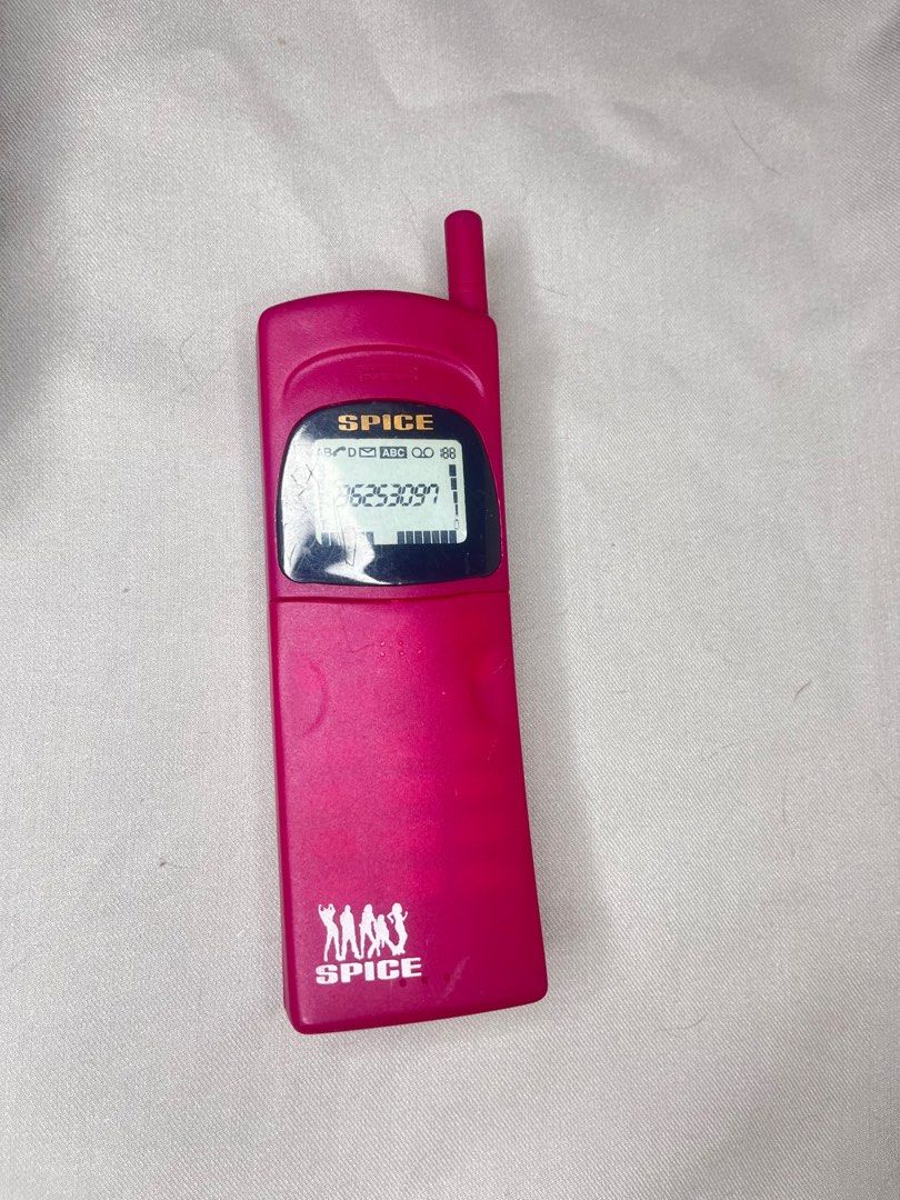 VINTAGE 1997 SPICE GIRLS FULLY OPERATIONAL MOVIE CELL PHONE WITH SOUND ...