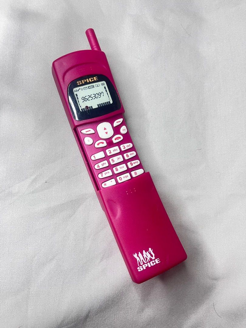 VINTAGE 1997 SPICE GIRLS FULLY OPERATIONAL MOVIE CELL PHONE WITH SOUND ...