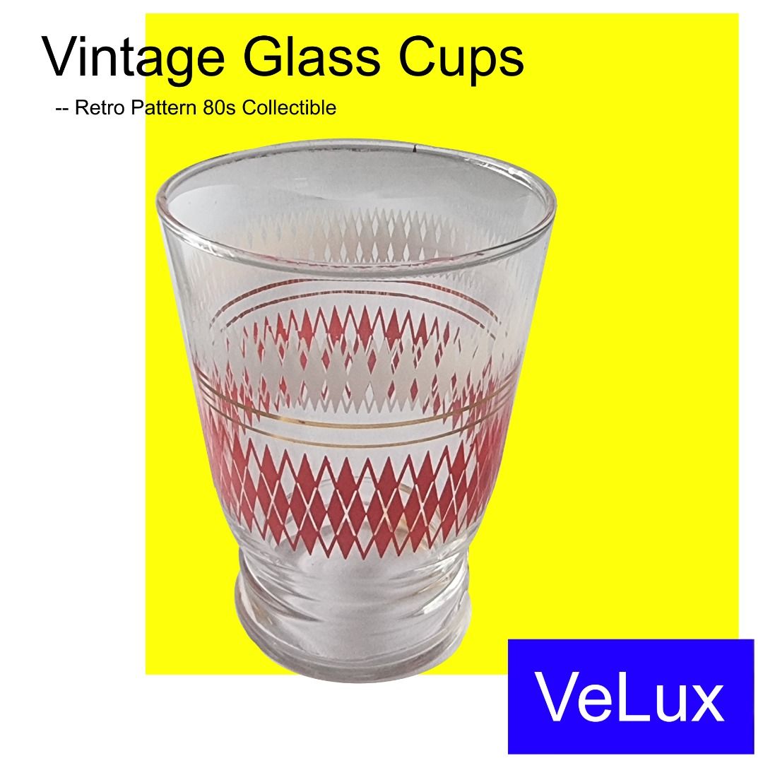 80s pattern cup