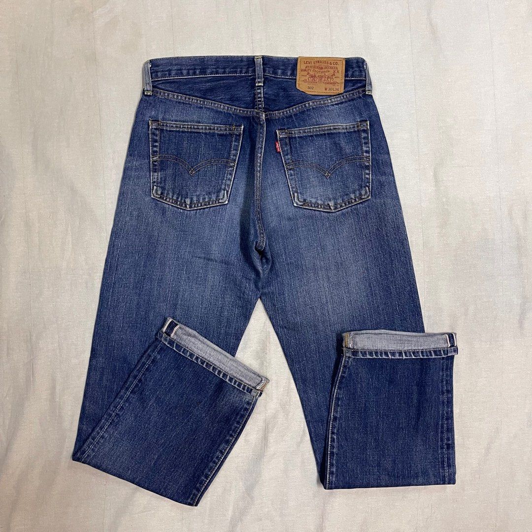 VINTAGE LEVIS 502 BIG E SELVEDGE JEAN, Men's Fashion, Bottoms, Jeans on Carousell