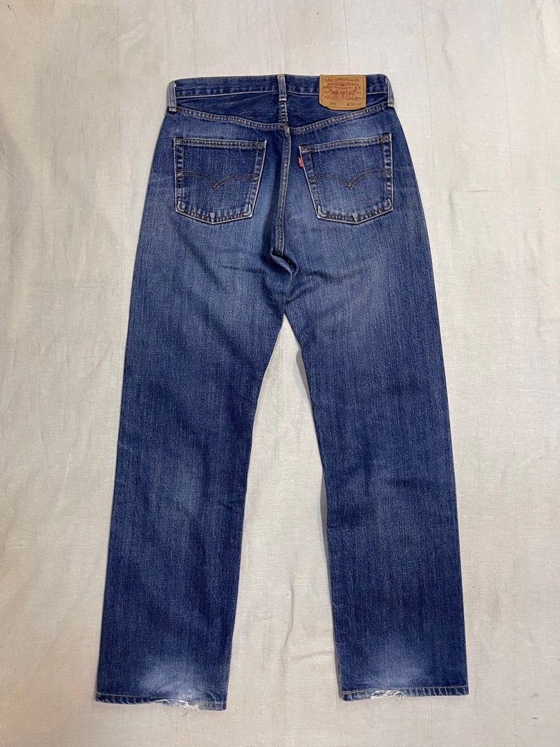 VINTAGE LEVIS 502 BIG E SELVEDGE JEAN, Men's Fashion, Bottoms, Jeans on Carousell