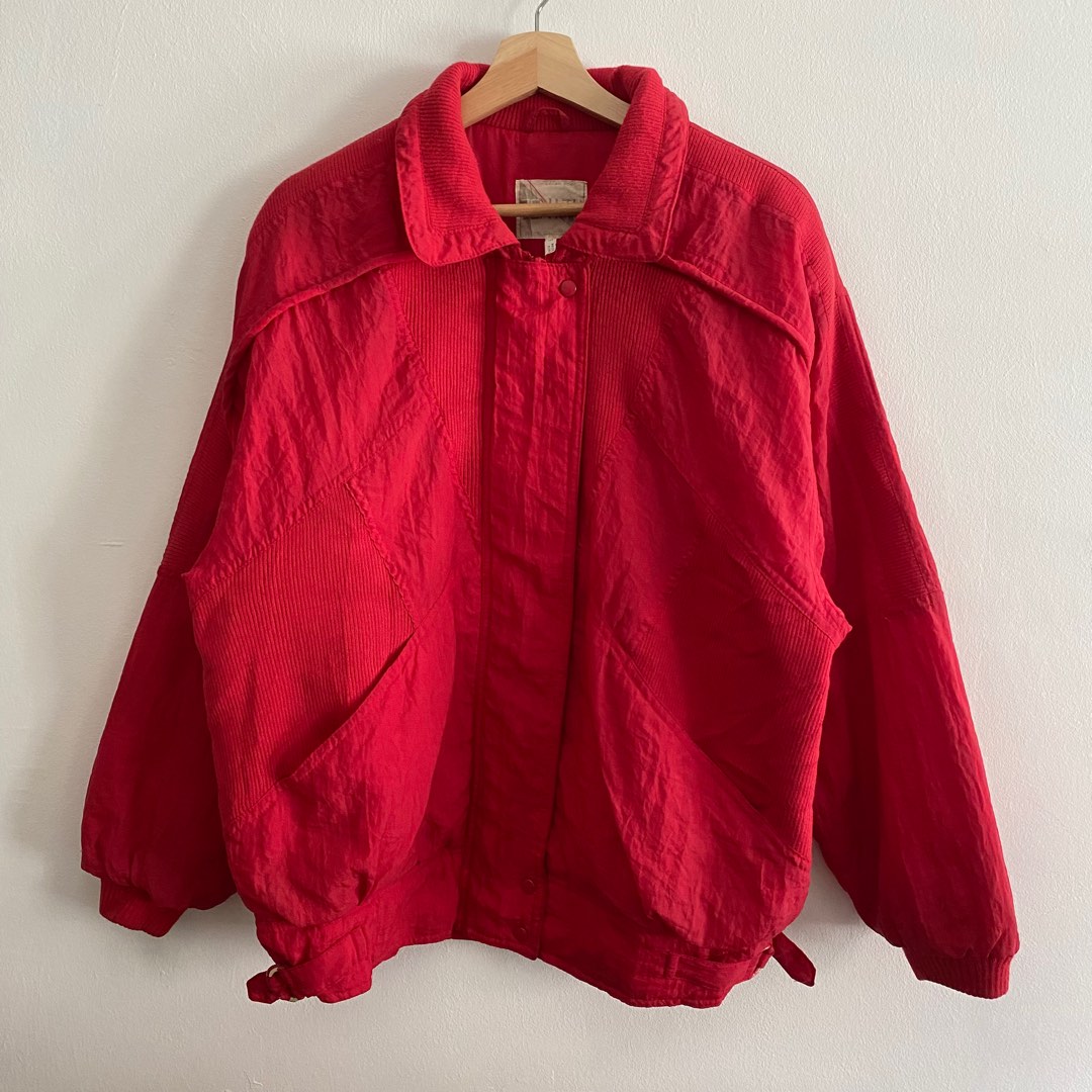 Vintage Red Unique Design Jacket, Men's Fashion, Coats, Jackets and ...