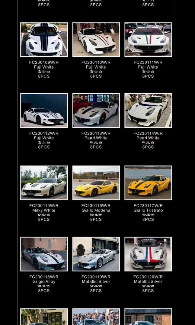 1/18 FC Model Ferrari F12 TDF (come with display case) - 27 colors ...