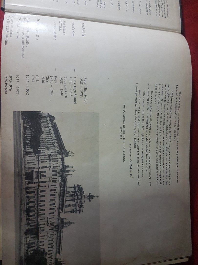 TETCHI AGBAYANI 1978 UST HIGH SCHOOL YEARBOOK VERITAS 50th Anniv. Batch ...