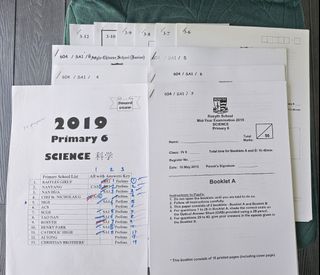 2022 P4 Top School Exam Papers - Science, Hobbies & Toys, Books ...