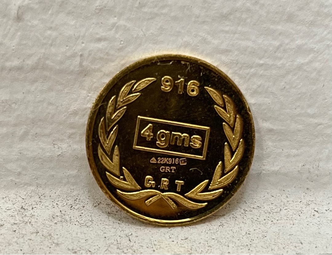 22K 916 Gold coin 4g - Price 40$ less than market price , Hobbies ...