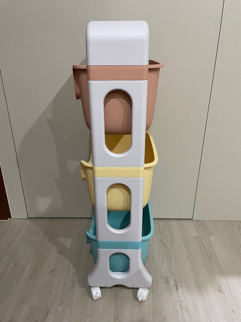 3 level shelf with wheels, Furniture & Home Living, Furniture, Shelves ...