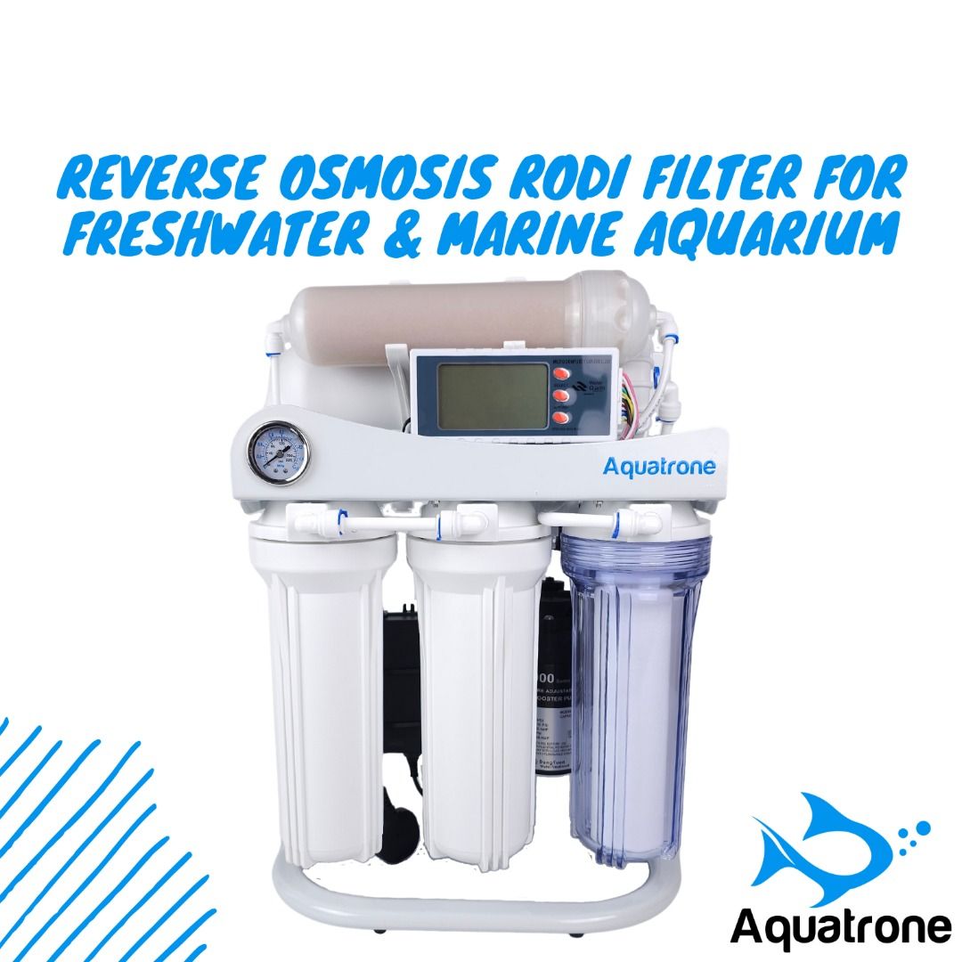 5 Stage 400GPD RODI Water Filter with Pump & TDS Monitor - Aquatrone ...