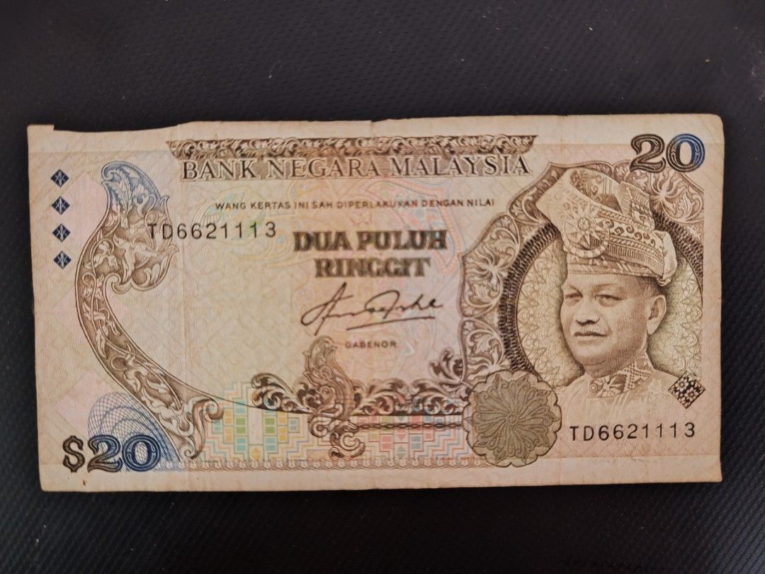 5th Series Rm20 Sign Aziz Taha Prefix TD Banknote, Hobbies & Toys ...