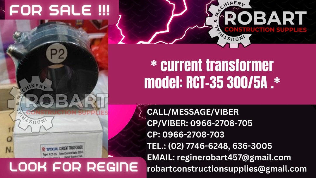 * current transformer model: RCT-35 300/5A .*, Commercial & Industrial, Construction Tools ...