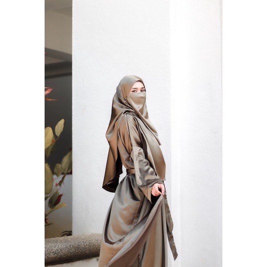 ( M ) abaya hawwa set purdah niqab, Women's Fashion, Muslimah Fashion, Kaftans & Jubahs on Carousell