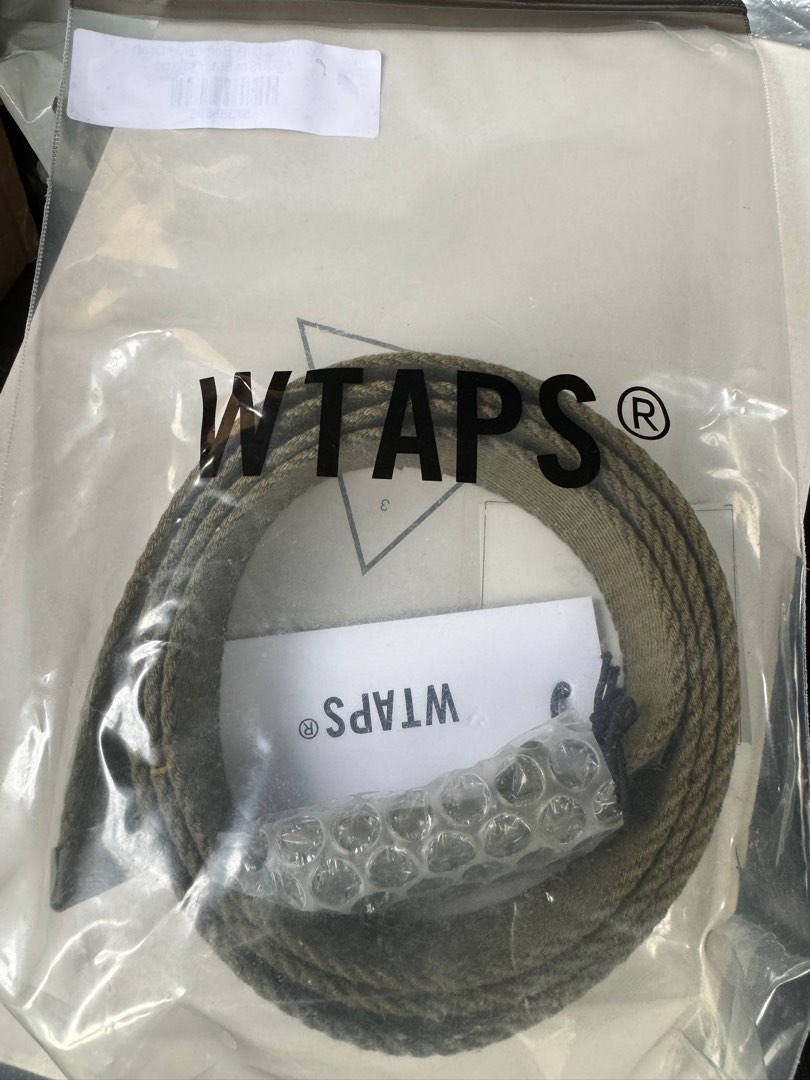 全新 WTAPS Belt Olive, 男裝, 手錶及配件, 腰帶 - Carousell