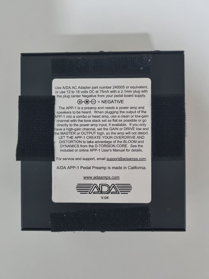 ADA APP-1 Preamp, Hobbies & Toys, Music & Media, Musical Instruments on ...