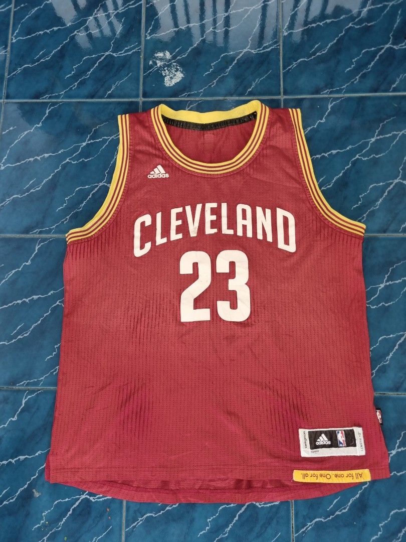 Adidas Cleveland Lebron James Basketball Jersey, Olah Raga, Baju ...
