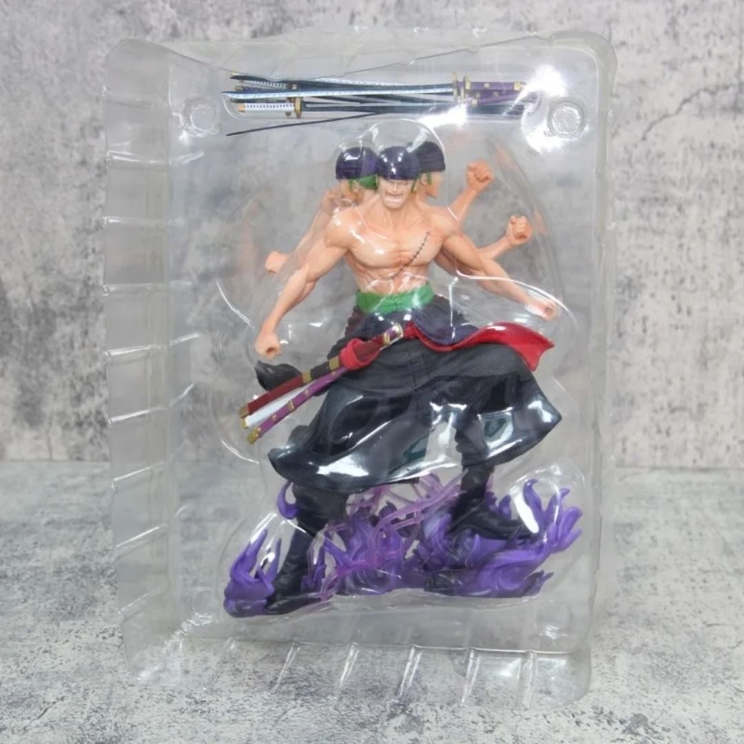 Anime One Piece Roronoa Zoro Action Figures 30cm PVC Collectible Model ...
