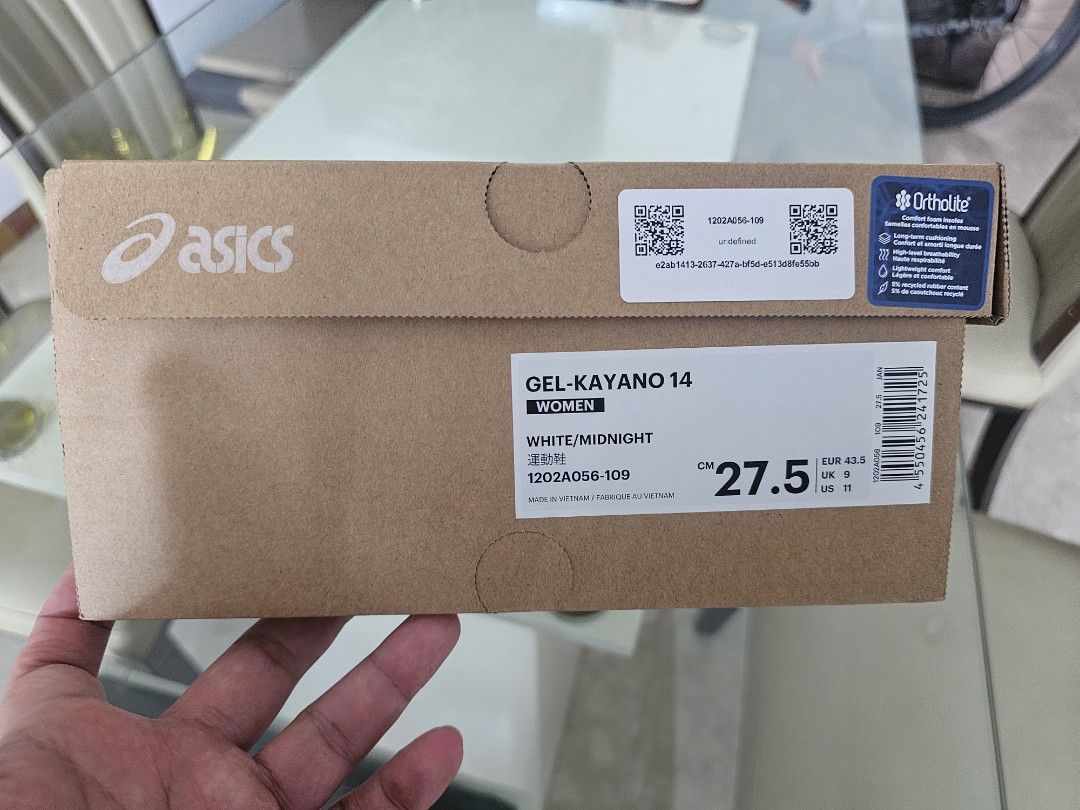 Asics Gel Kayano 14 White Midnight, Men's Fashion, Footwear, Sneakers ...