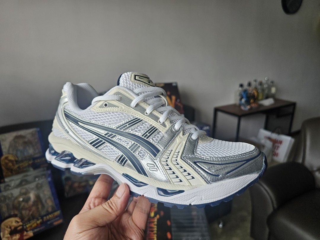 Asics Gel Kayano 14 White Midnight, Men's Fashion, Footwear, Sneakers ...