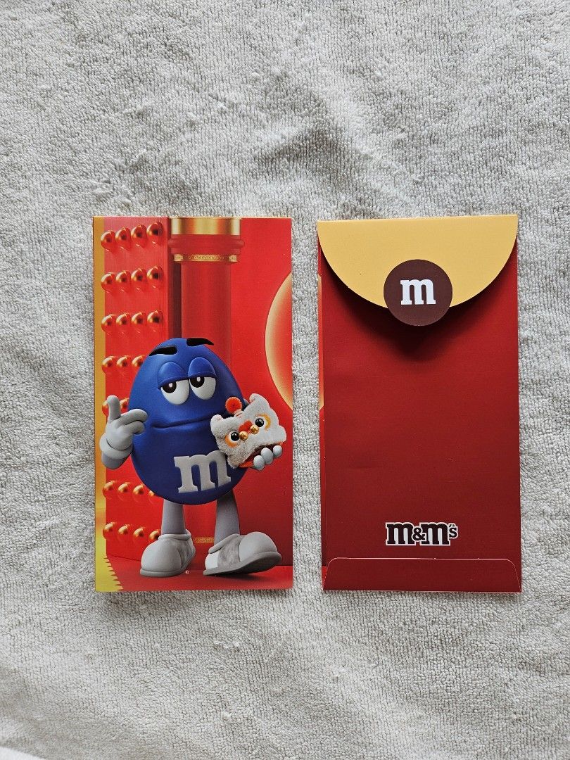 Authentic 2024 M&M's Money Packet / Angpow / Ang Bao / Ang Pau Envelope ...
