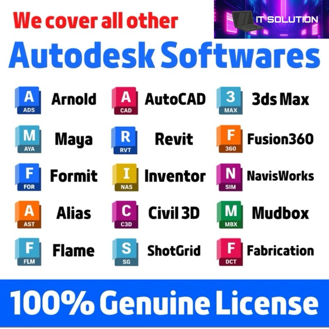 AutoCad Software | Genuine License Subscription | Bind with Own Account ...