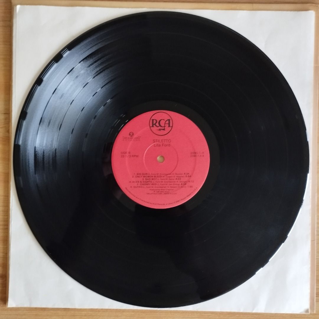 👍Available: vinyl LP Lita Ford – Stiletto USA ORIGINAL PRESS |📸ACTUAL ...