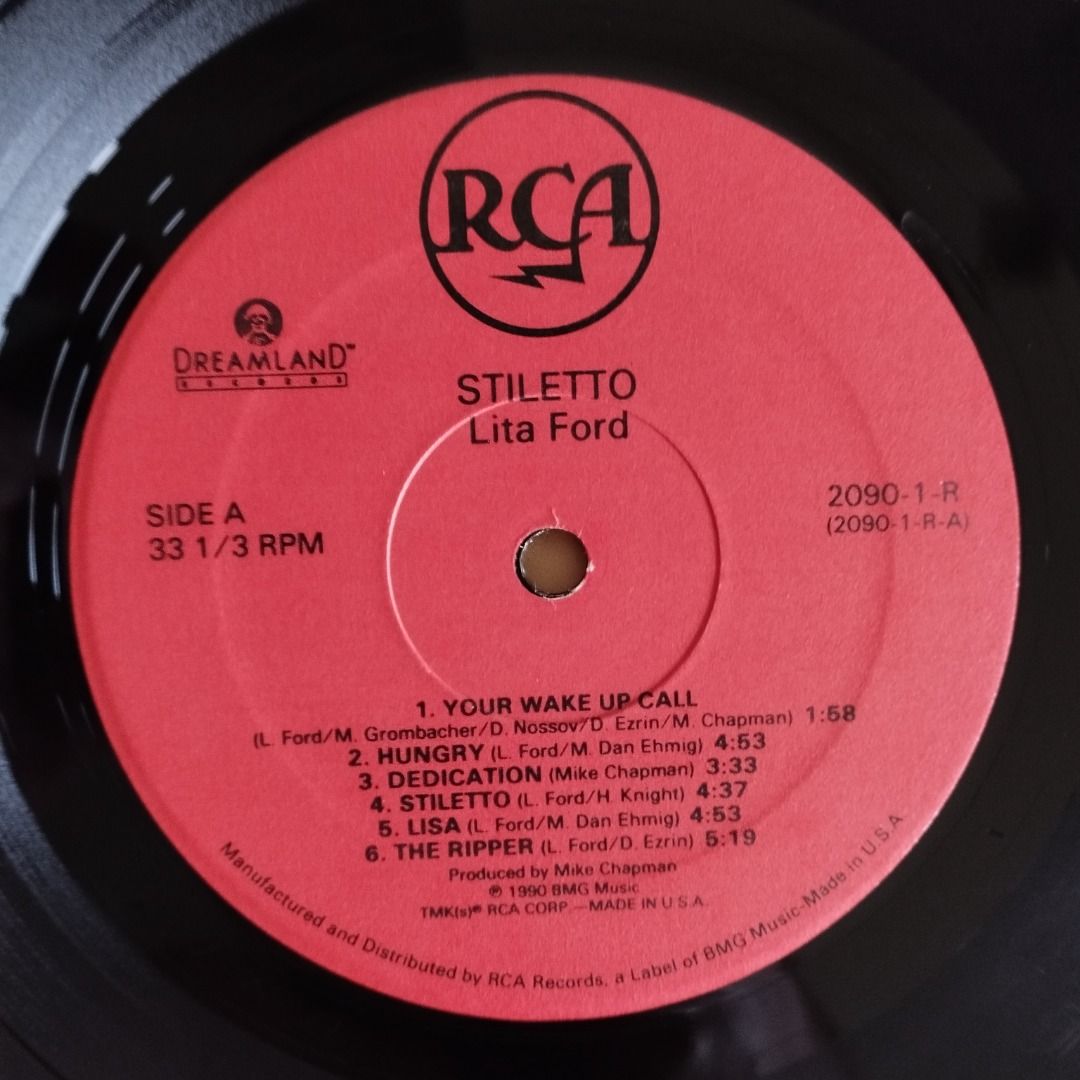 👍Available: vinyl LP Lita Ford – Stiletto USA ORIGINAL PRESS |📸ACTUAL ...