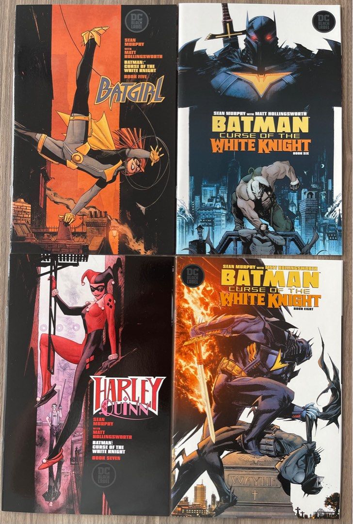 BATMAN CURSE OF THE WHITE KNIGHT #1 , #2 , #3, #4 , #5 , #6 , #7 & #8 ...