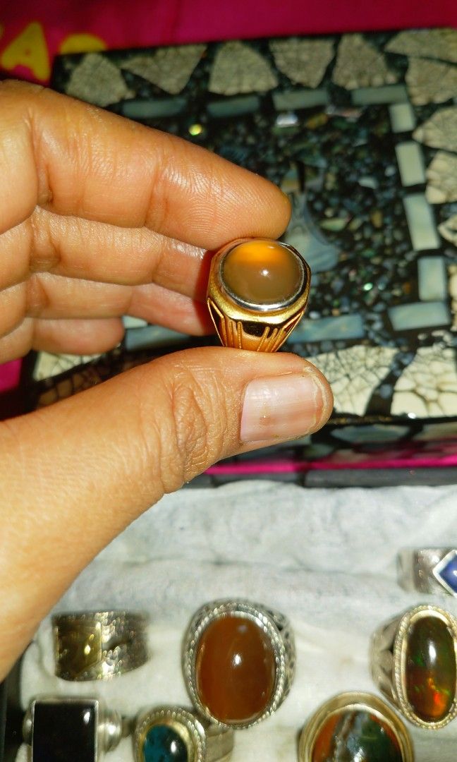 Batu Bio solar kuning(RingTitanium), Antik, Lainnya di Carousell