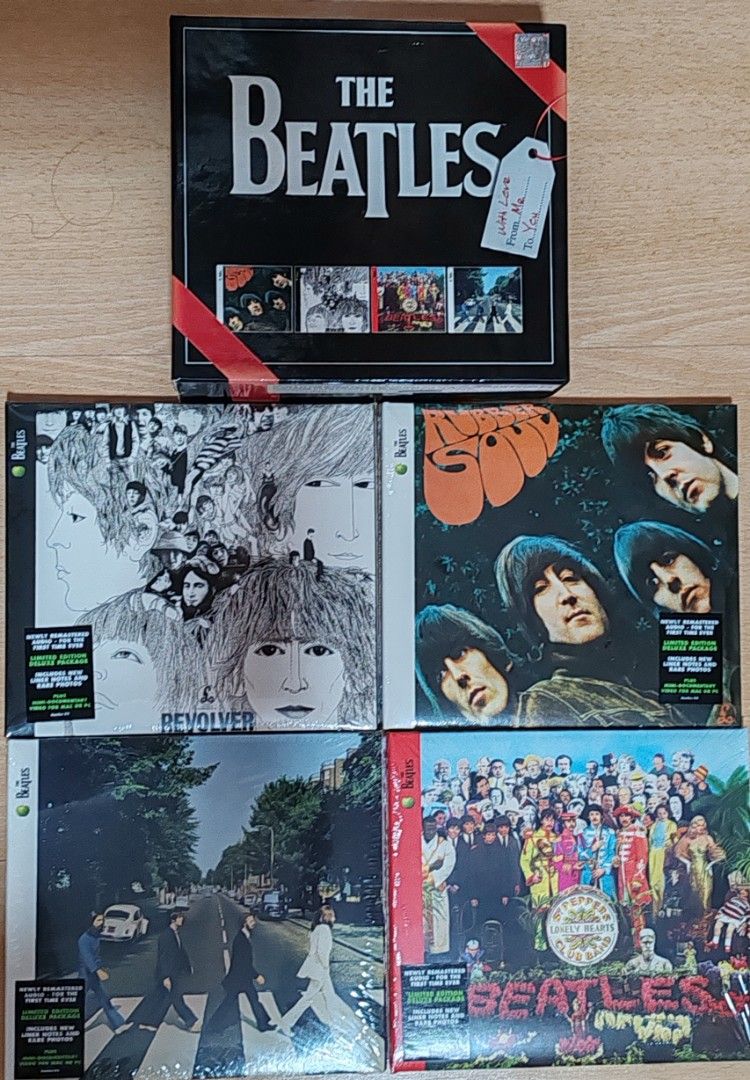 Beatles With Love From Me to You 4CDs boxset, Hobbies & Toys, Music & Media, CDs & DVDs on Carousell