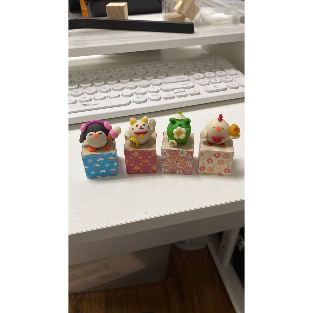 Bento Craft DIY DESK BUDDY KIT Polymer Clay Paperweight, Hobbies & Toys ...
