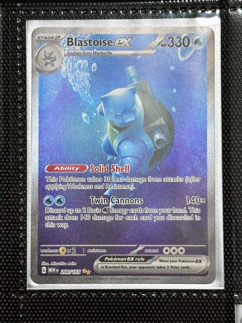 Blastoise Ex SIR #200 Pokemon Scarlet & Violet 151, Hobbies & Toys ...