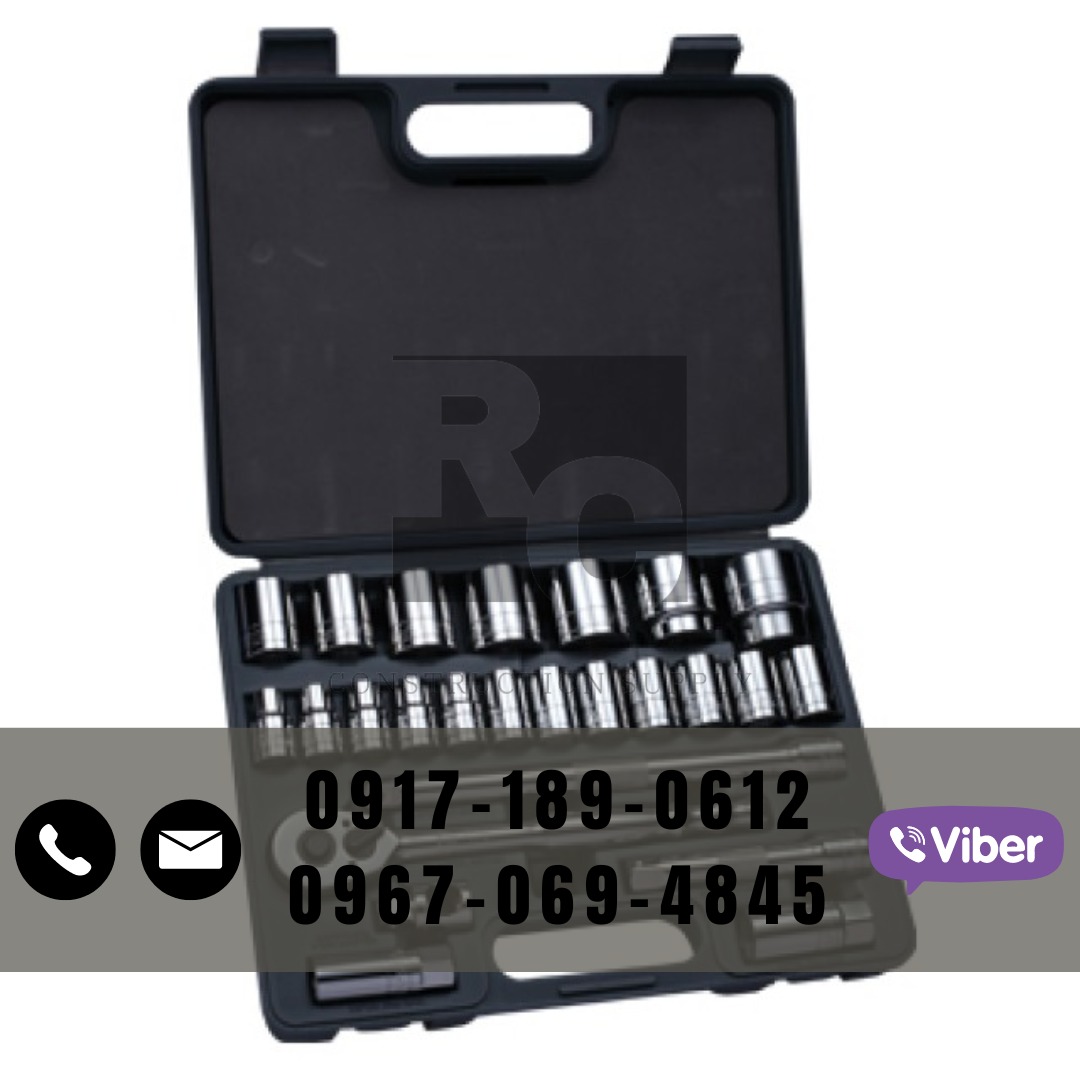 Blue Point Socket Wrench Set 1/2SD 6pts 10-36mm, Commercial ...