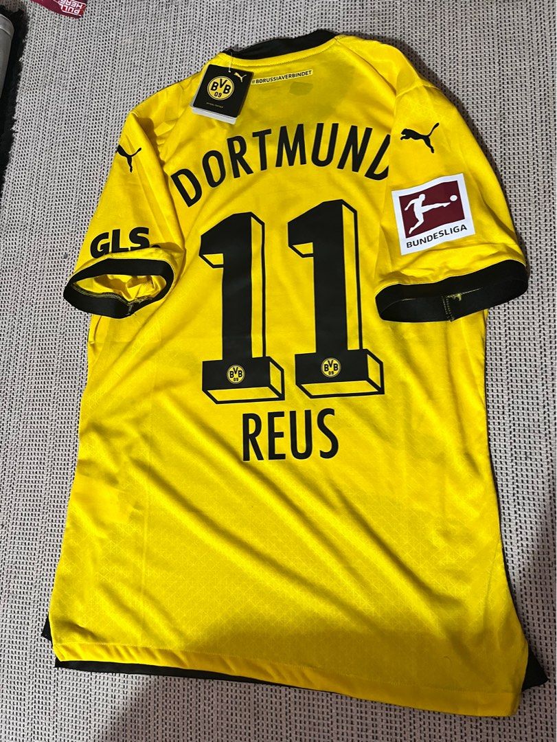 Borussia Dortmund 2023-2024 Home Kit (Reus) Nameset, Men's Fashion ...