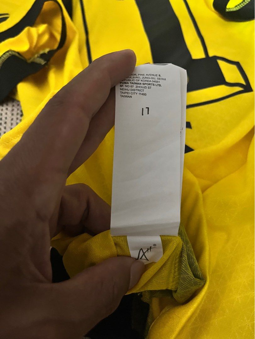 Borussia Dortmund 2023-2024 Home Kit (Reus) Nameset, Men's Fashion ...