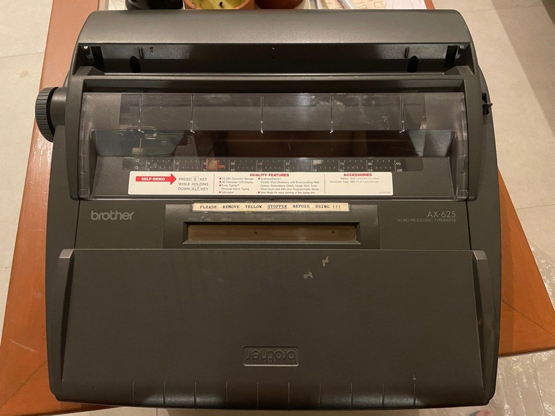 Brother AX-625 word processor, Computers & Tech, Printers, Scanners ...