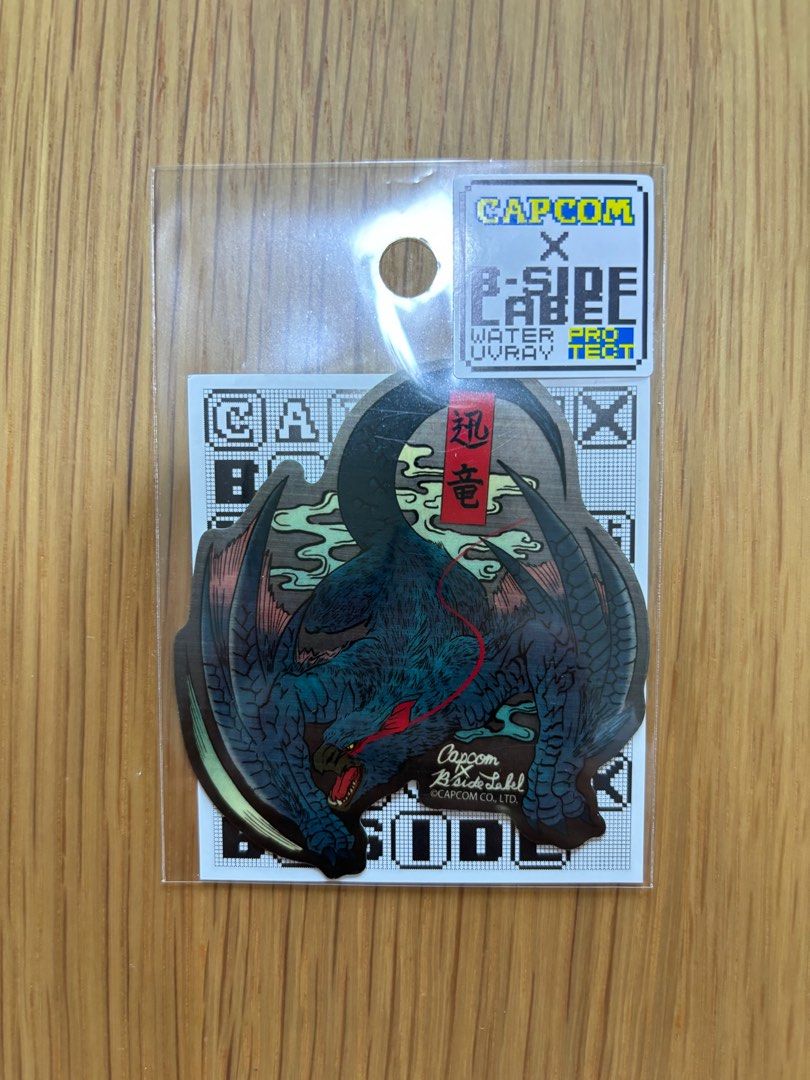 CAPCOM x B-SIDE LABEL Sticker Monster Hunter Nargacuga, Hobbies & Toys ...