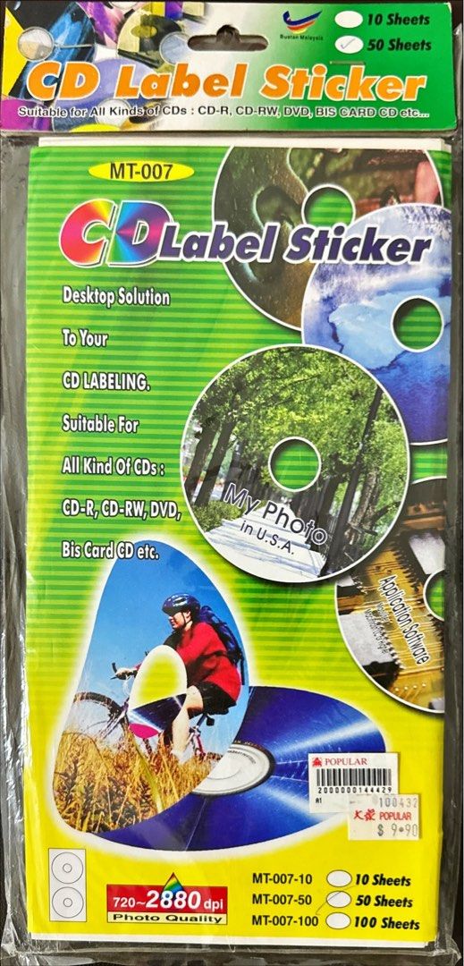 CD Label / CD Sleeves, Hobbies & Toys, Stationery & Craft, Other ...