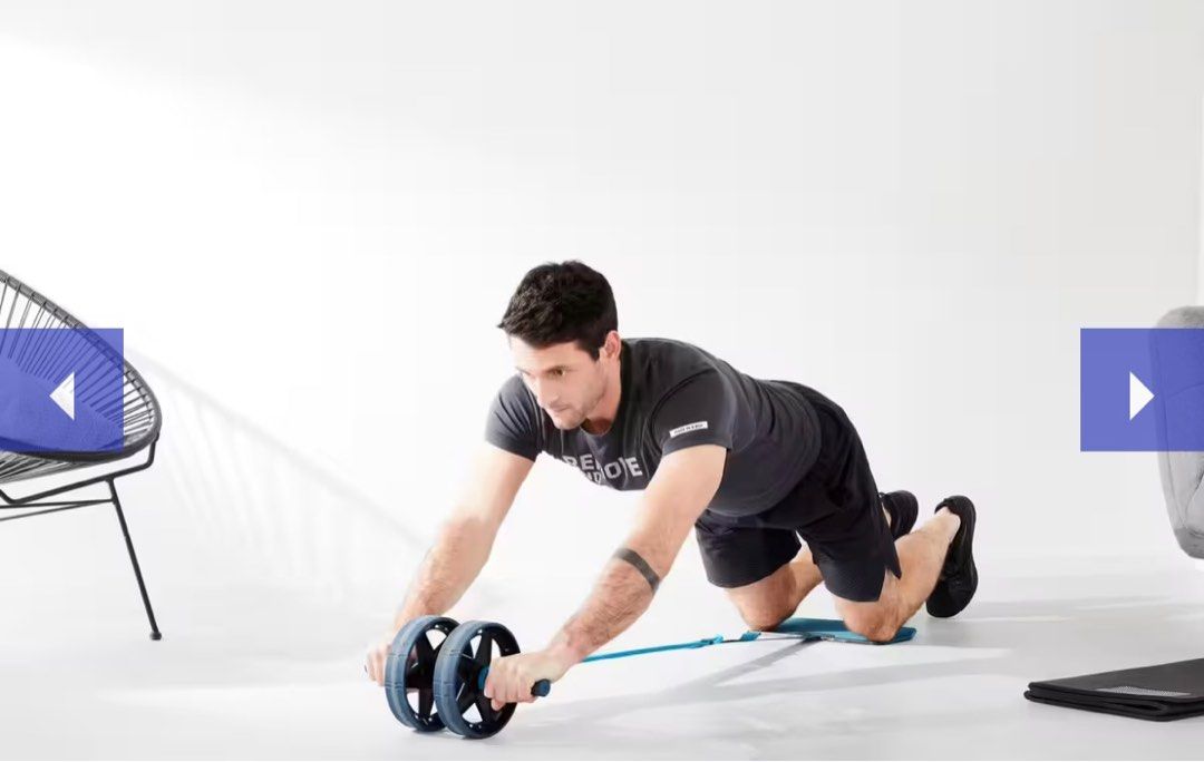 Corength Weight Training Ab Wheel With or Without Elastic Band Support ...