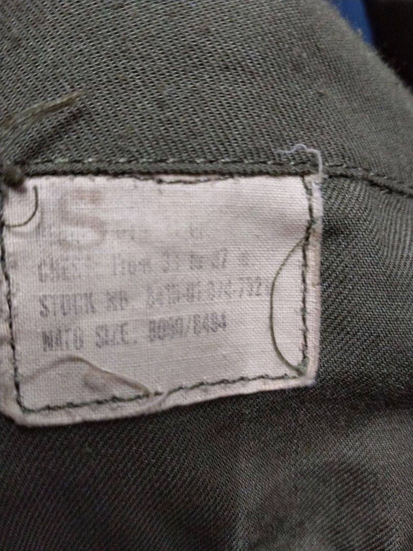 COVERALL U.S ARMY OG.106, Men's Fashion, Coats, Jackets and Outerwear ...