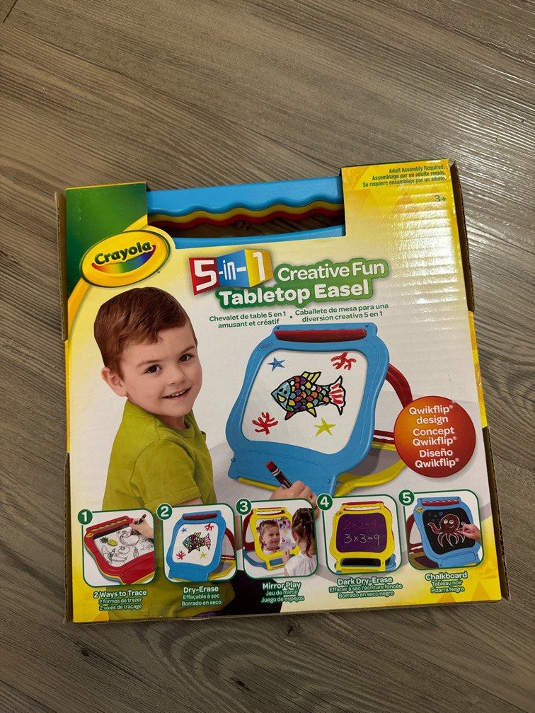 Crayola Art To Go Table Easel 畫板, 興趣及遊戲, 手作＆自家設計, 文具及工藝 - 畫作及印刷品 ...