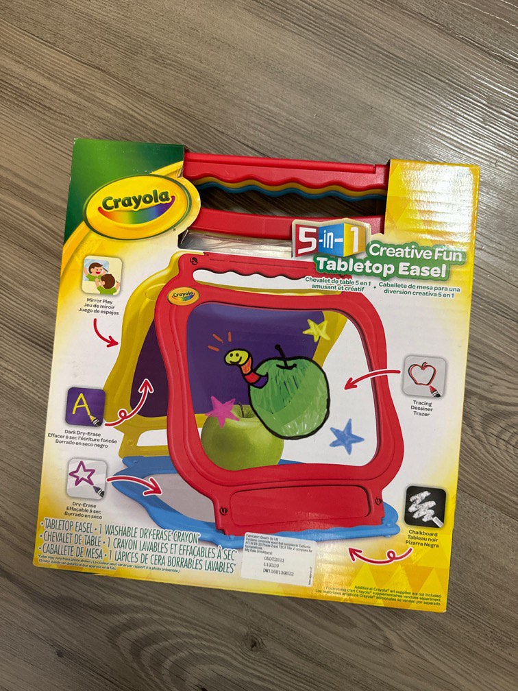 Crayola Art To Go Table Easel 畫板, 興趣及遊戲, 手作＆自家設計, 文具及工藝 - 畫作及印刷品 ...