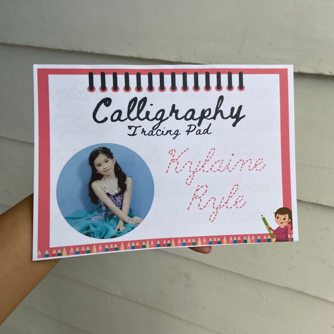 CUSTOM ABC TRACING PAD FOR KIDS A to Z (30 pages or 60 pages) MADE TO ...