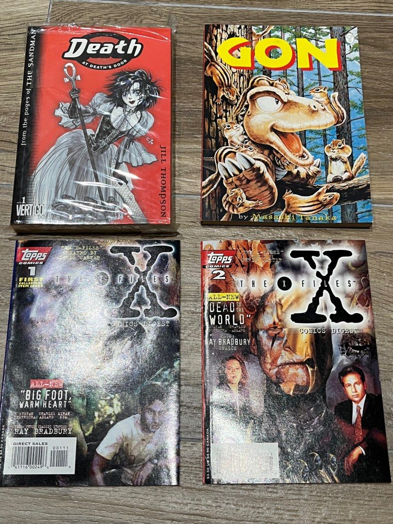DC Vertigo Death Anime Gon the Dinosaur X-Files, Hobbies & Toys, Books ...