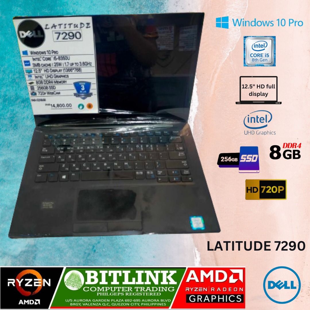 DELL LATITUDE 7290, Computers & Tech, Laptops & Notebooks on Carousell