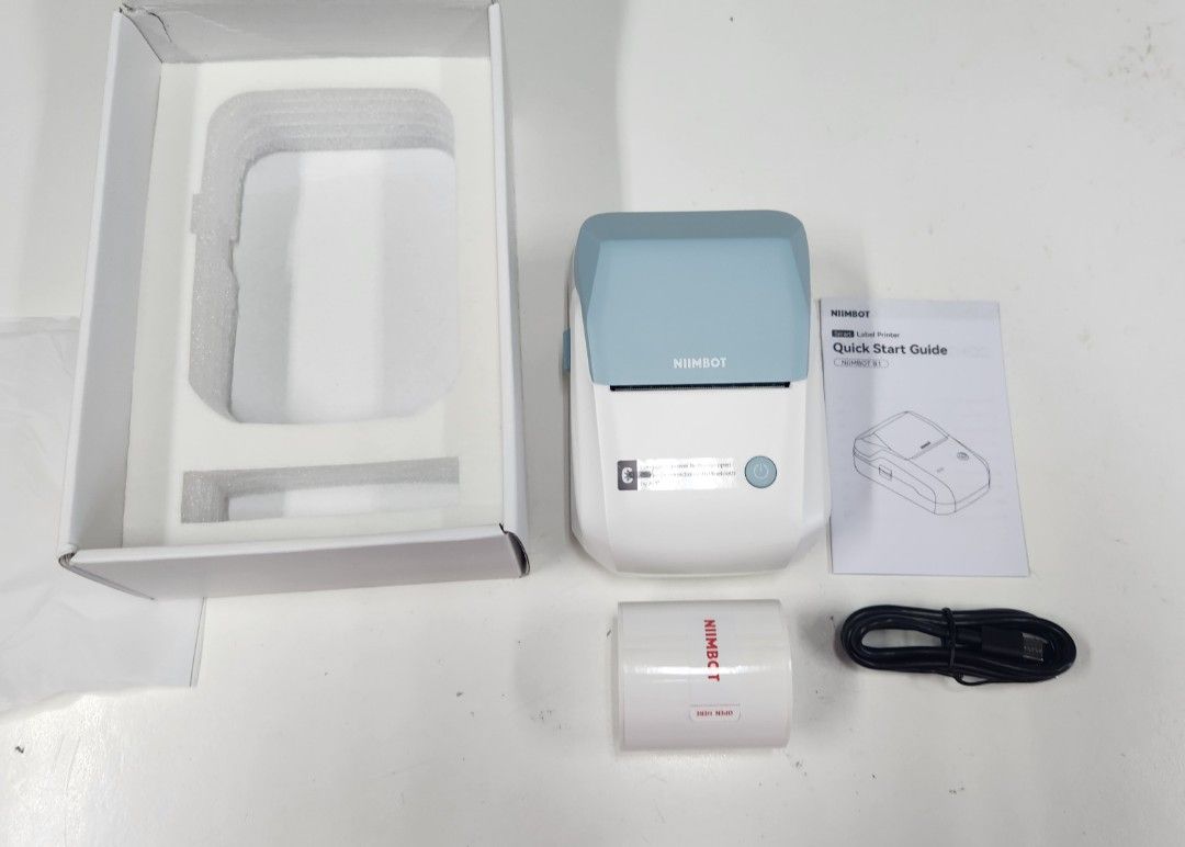 Dent Box Niimbot B1 Thermal Bluetooth Label Printer (International ...